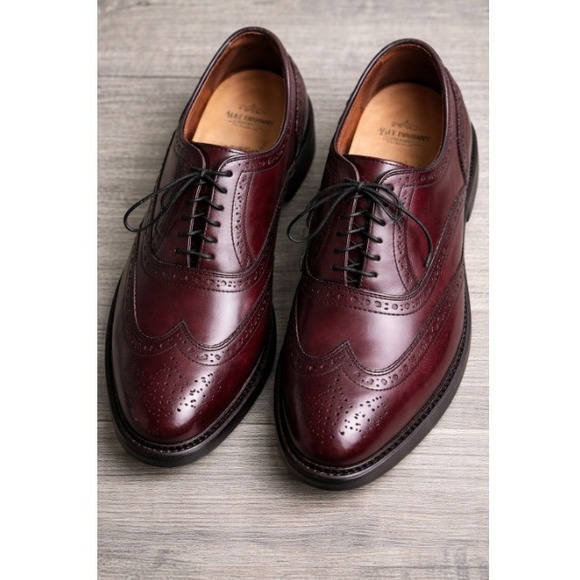 Allen Edmonds | Shoes | Allen Edmonds Mens Burgundy Lloyd Wingtip ...